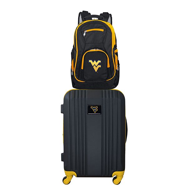 West Virginia Mountaineers Wheeled Carry-On Luggage & Backpack Set