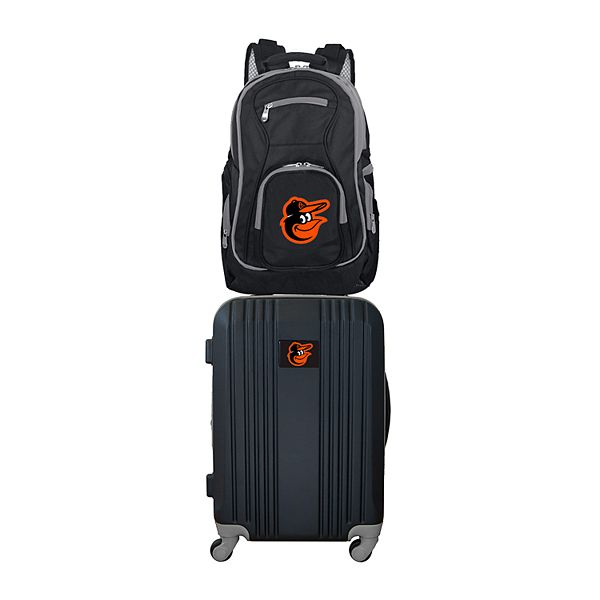 Baltimore Orioles Wheeled Carry-On Luggage & Backpack Set