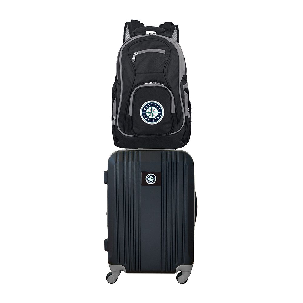 Seattle Mariners Wheeled Carry-On Luggage & Backpack Set