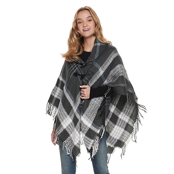 Women's Apt. 9® Shimmer Plaid Ruana