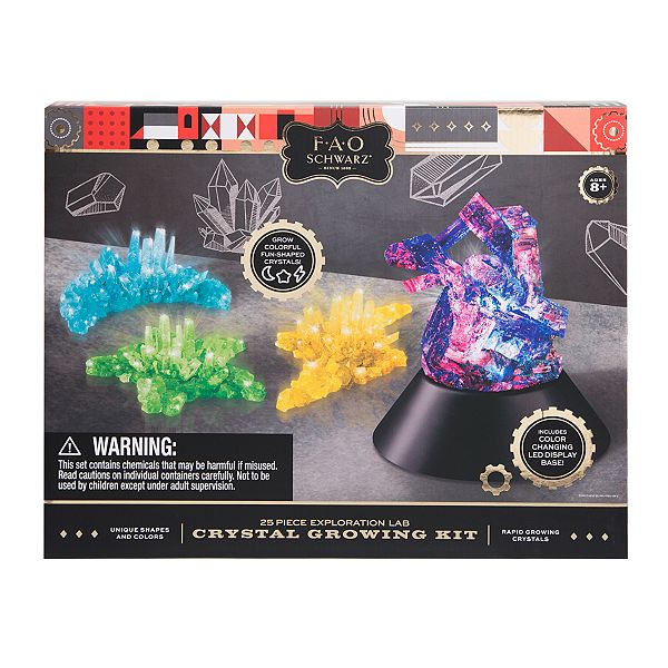 FAO Schwarz Exploration Lab Crystal Growing Kit