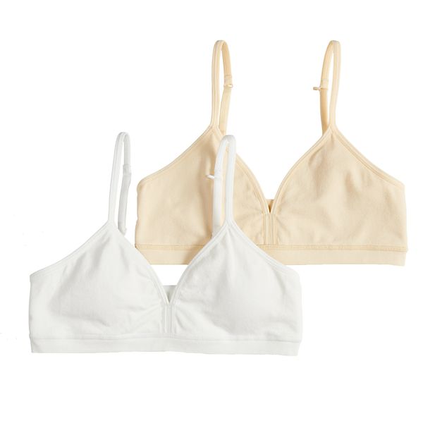 Girls SO® 7-16 2-Pack Seamless Bralettes