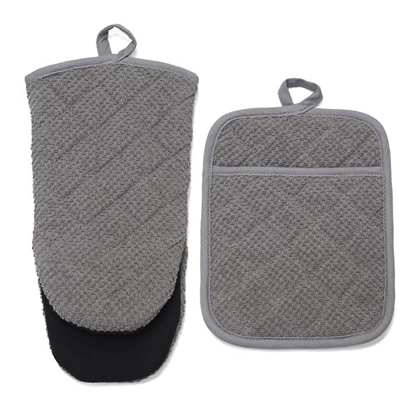 Food Network™ Terry Neoprene Oven Mitt & Pot Holder Set