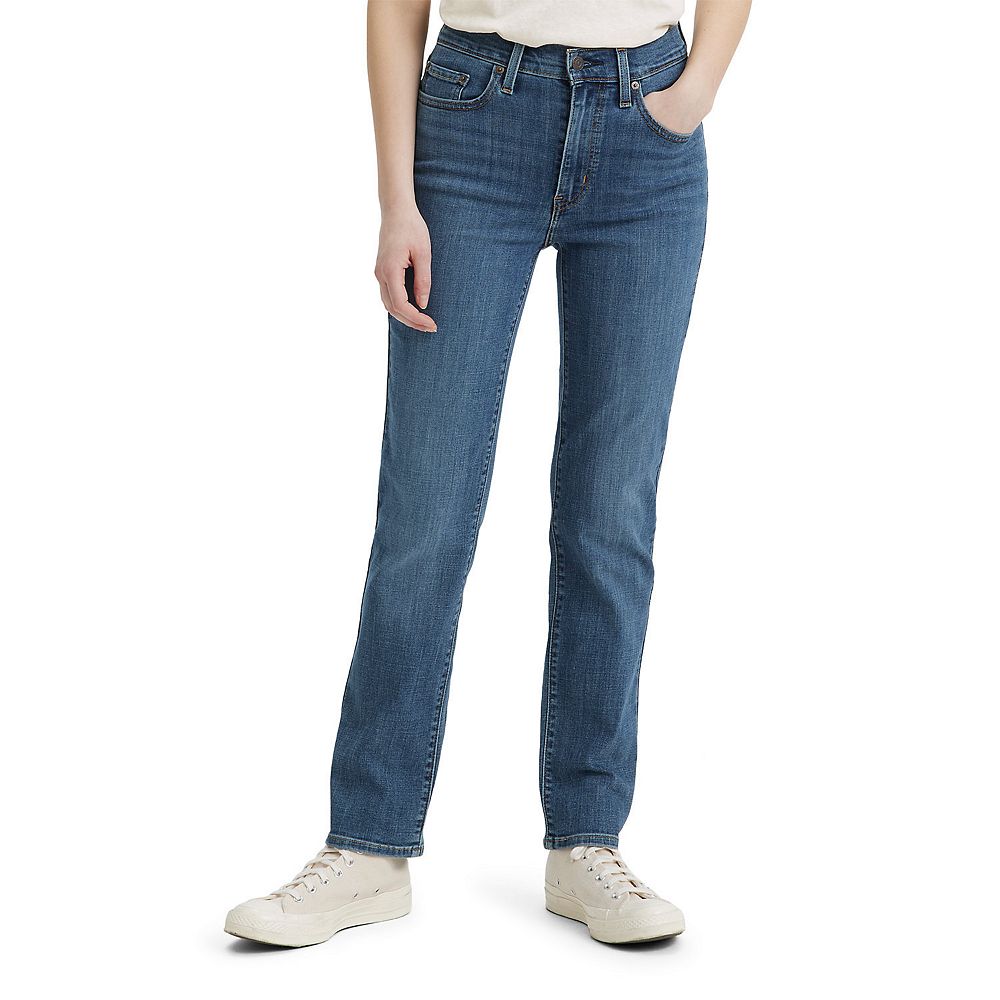 Levi s Women s 724 High Rise Straight Jeans Way Way Back 30