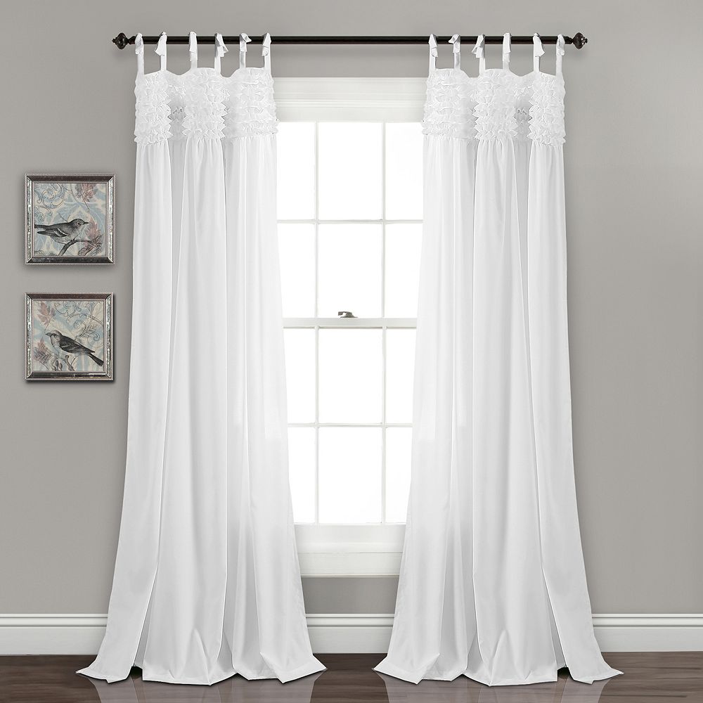 Lush Decor 2-pack Lydia Ruffle Window Curtain