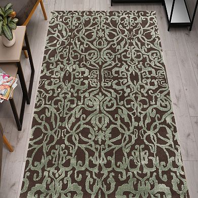 Linon Aspire Abstract Print Rug