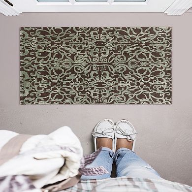 Linon Aspire Abstract Print Rug