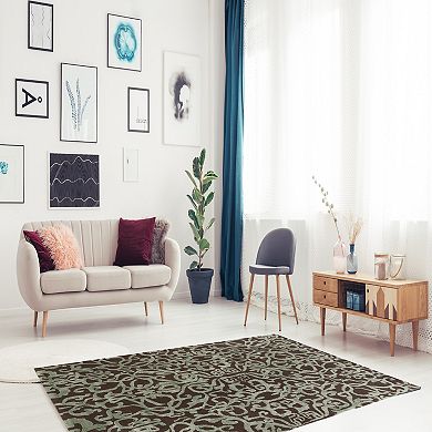 Linon Aspire Abstract Print Rug