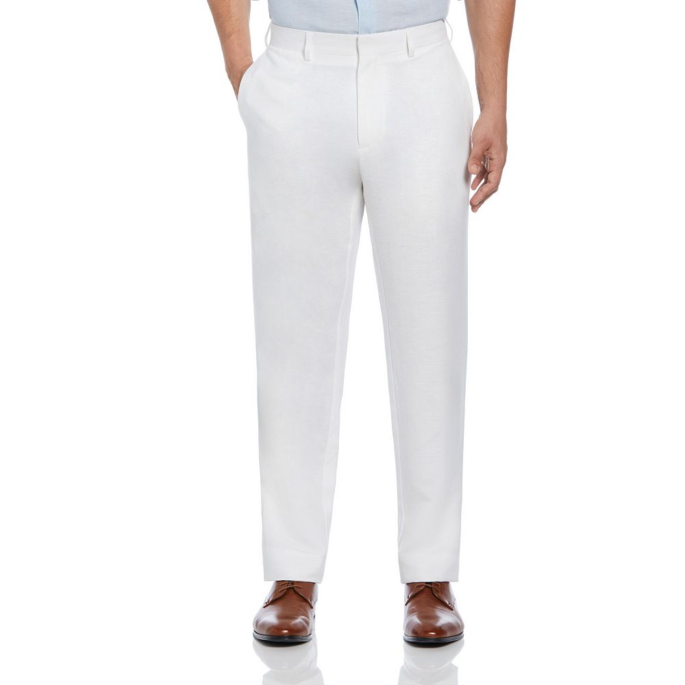 Men's Cubavera Classic-Fit Linen-Blend Flat-Front Suit Pants