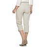 Petite Croft & Barrow® Classic Stretch Midrise Chino Capris