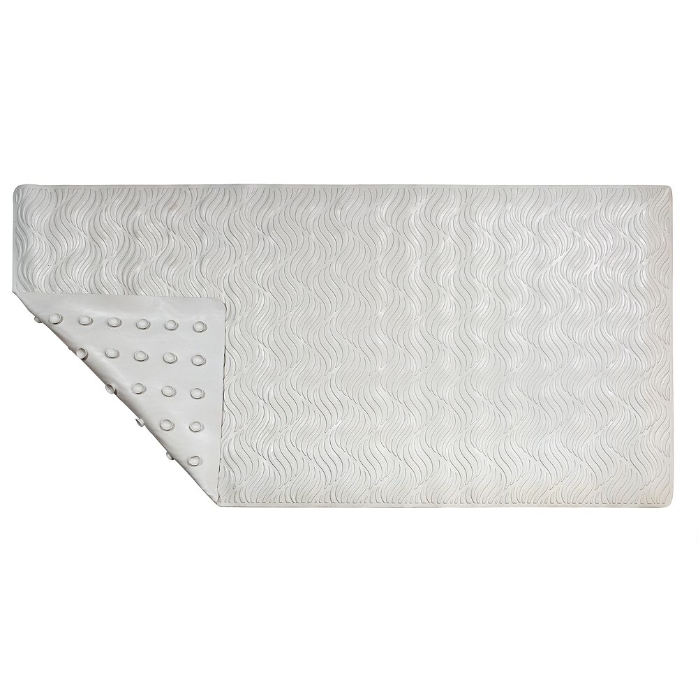 Sonoma Goods For Life® Heavy Duty Extra Long Rubber Waves Bathtub Mat