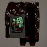 Boys 6-12 Minecraft 4-Piece Pajama Set