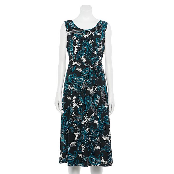 Women's Nina Leonard Print Midi Dress