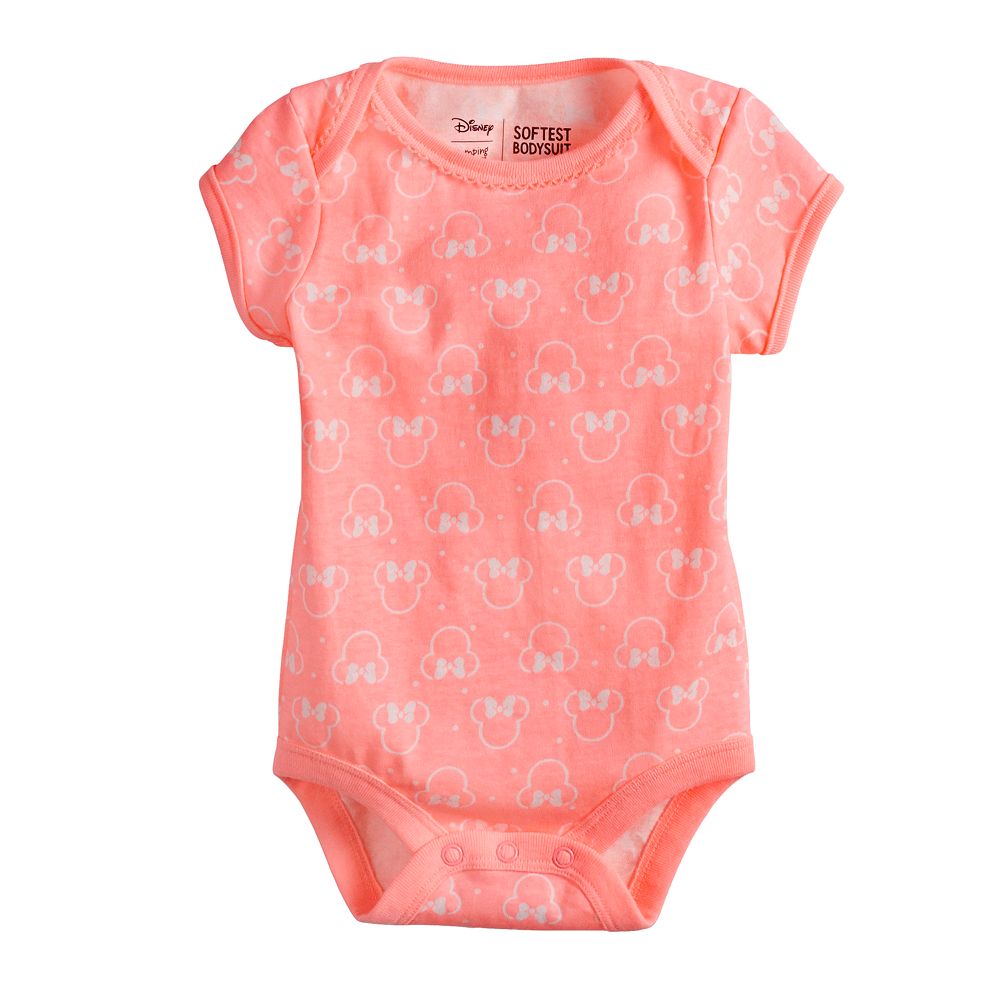 Disney's Minnie Mouse Baby Girl Print Bodysuit by Jumping Beans®
