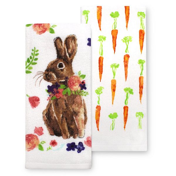 Celebrate Together™ Easter Easter Bunny Kitchen Towel 2-pk.
