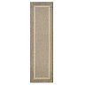 Couristan Recife Stria Texture Framed Solid Indoor Outdoor Rug