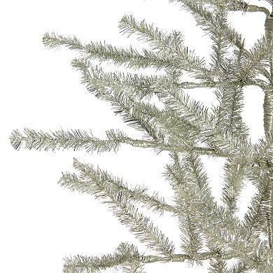 Northlight Seasonal 5-in. Silver Tinsel Twig Artificial Christmas Tree