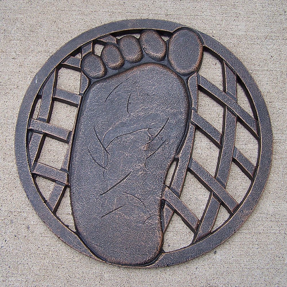 Oakland Living Footprint Garden Stepping Stone - Left - Outdoor