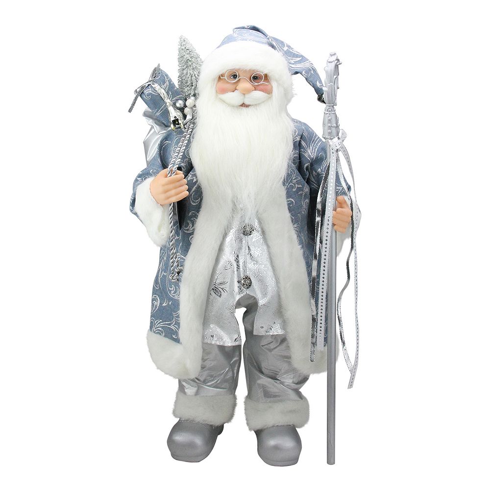 Northlight Seasonal Blue & Silver Santa Claus Figure
