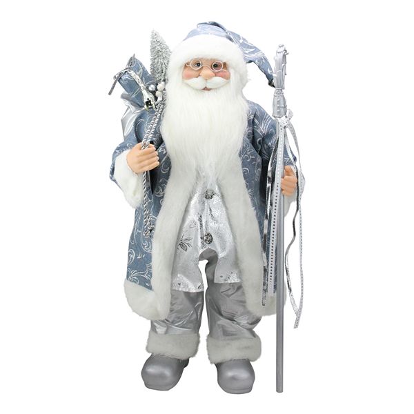 Northlight Seasonal Blue & Silver Santa Claus Figure