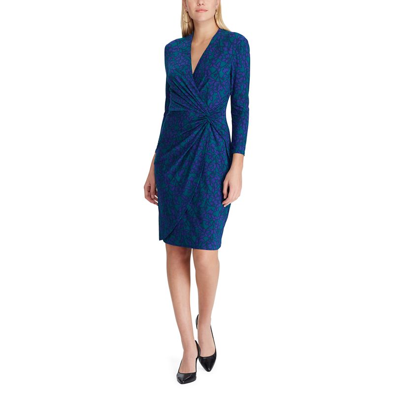 UPC 882909661441 - Women's Chaps Gathered Faux-Wrap Dress, Size: Small ...