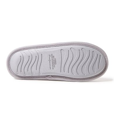 Women's Dearfoams Flocked Memory-Foam Clog Slippers