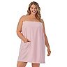 Plus Size Stan Herman Embossed Vintage Terry Shower Wrap