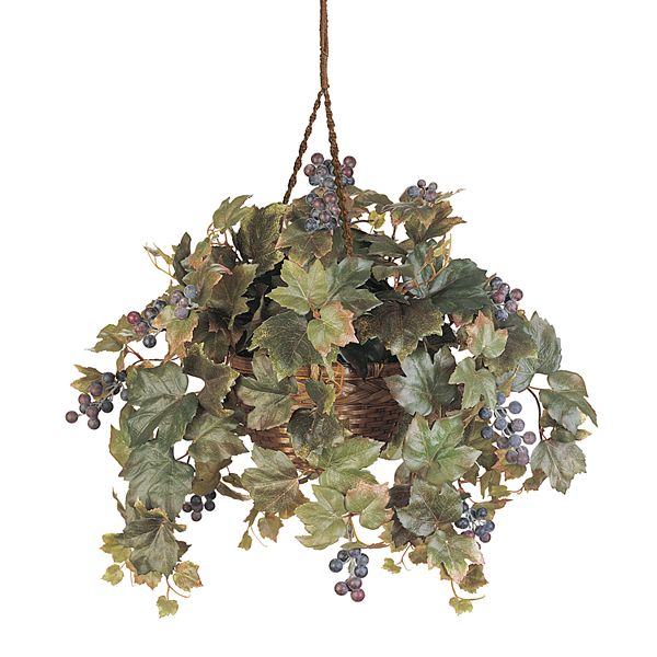 nearly natural Hanging Silk Grape Vine