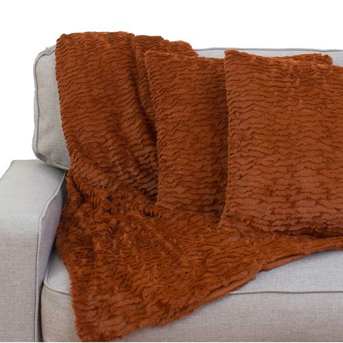 Rachel Ruffle Pillows & Throw Set Rachel Ruffle Pillows & Throw Set