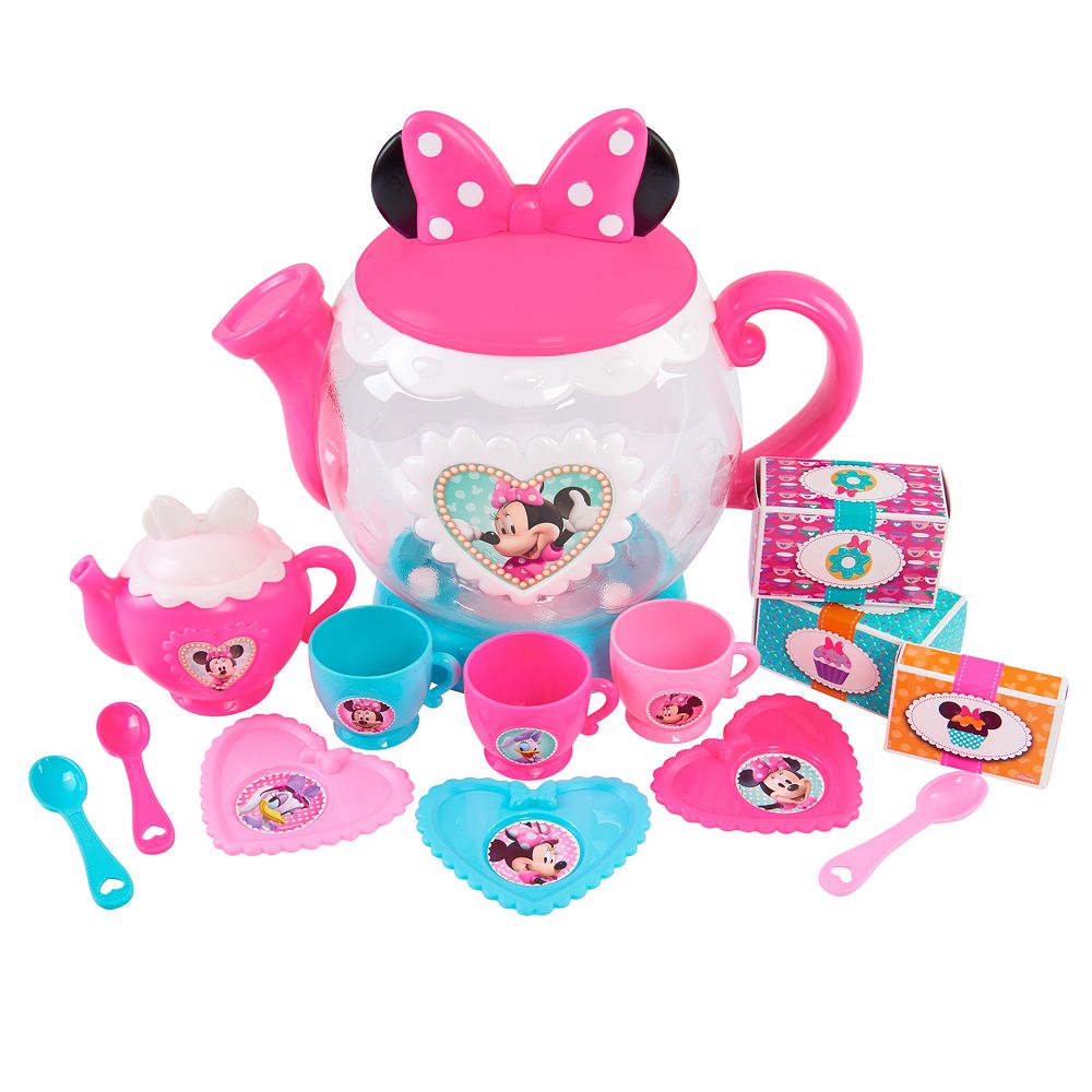 Disney Junior Minnie Mouse Tea Party Play Kettle and Accessories Set by ...