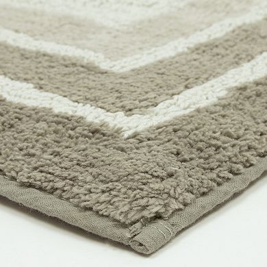 Sonoma Goods For Life® Tri-Border Bath Rug