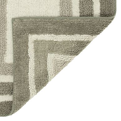 Sonoma Goods For Life® Tri-Border Bath Rug