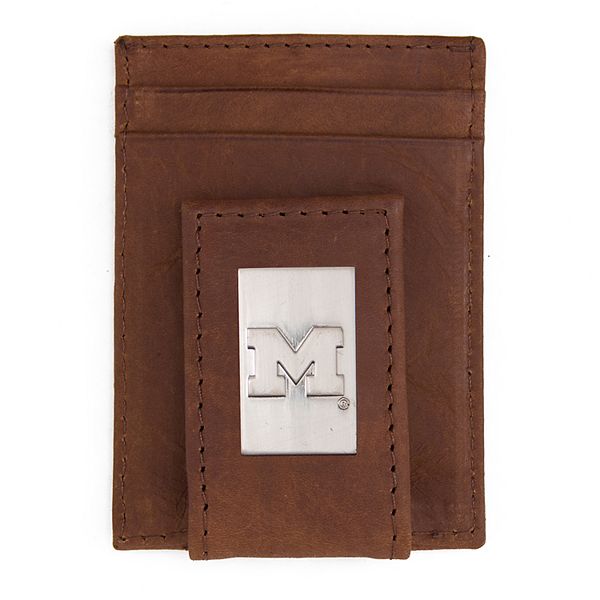 Men's Michigan Wolverines Front-Pocket Wallet Money Clip
