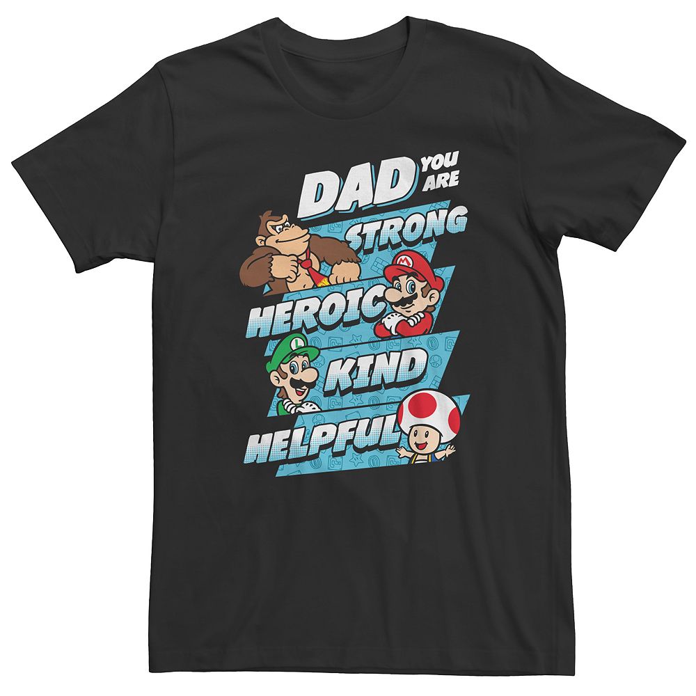 Men's Nintendo Character's Dad Tee