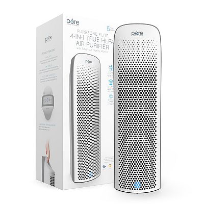 Pure Enrichment PureZone Elite 4 in 1 True HEPA Air Purifier White