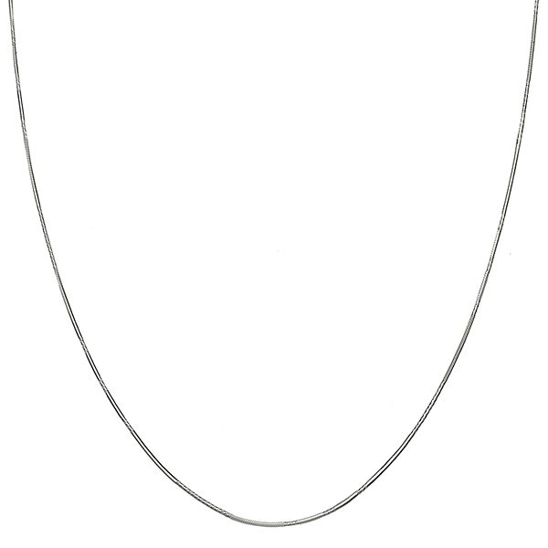 Womens PRIMROSE Primrose sterling silver 020G diamond cut square snake ...