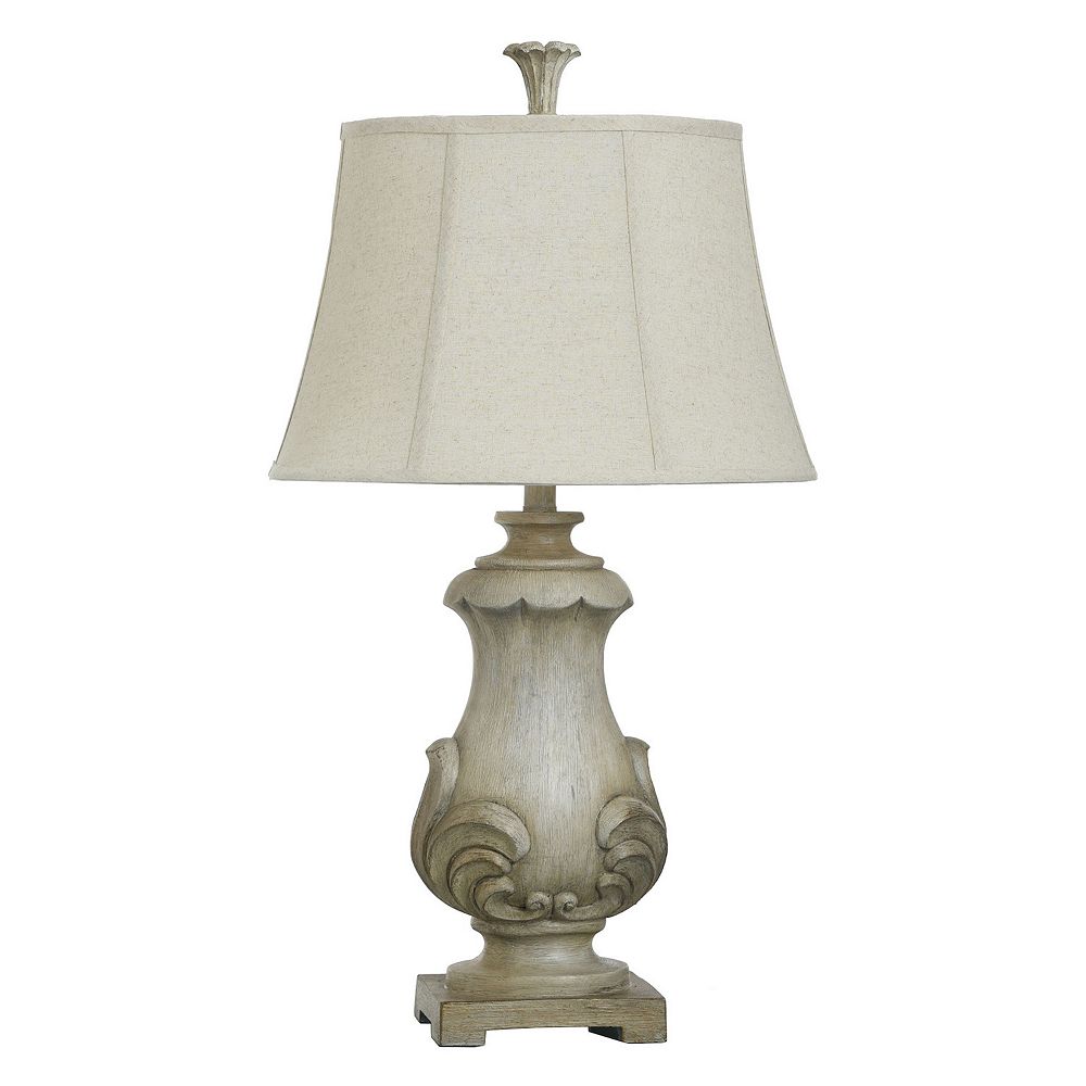 Cream Finish Table Lamp