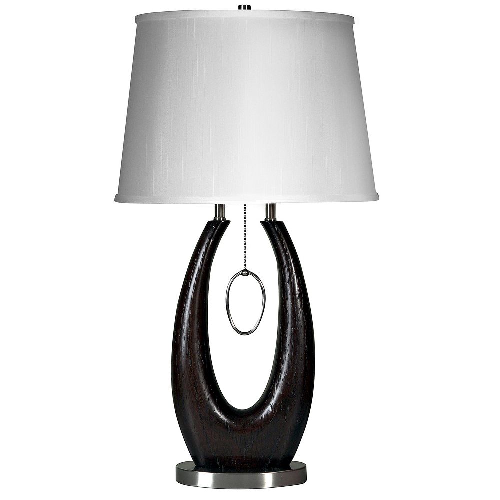 Walnut Finish Table Lamp