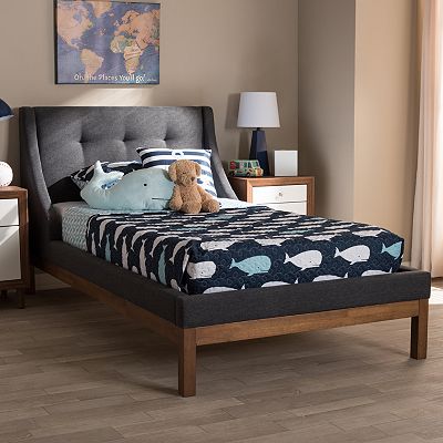 Baxton Studio Louvain Twin Bed