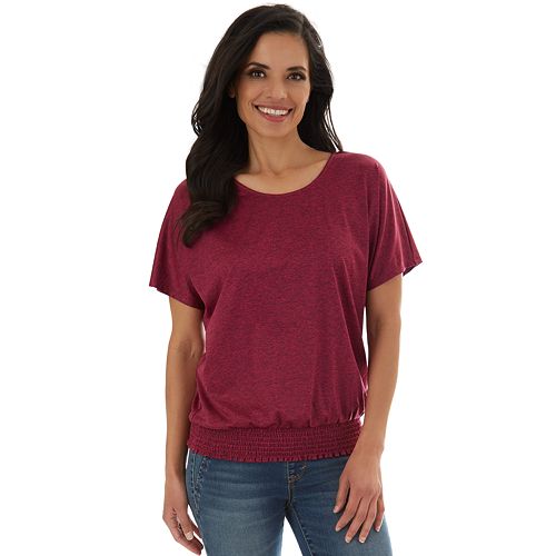 Women's Apt. 9® Smocked Lattice Back Top