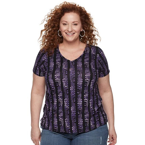 Plus Size Evri™ V Neck Tee
