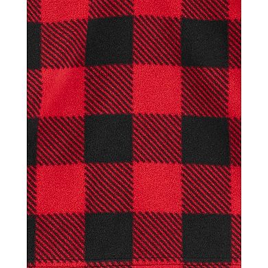 Baby Boy Carter's 2-Piece Buffalo Check Fleece Pullover & Joggers Set