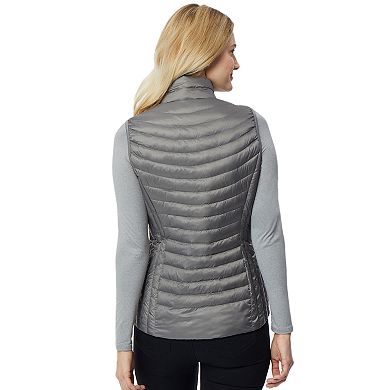 Women's Heat Keep Silk Nano Packable Down Vest