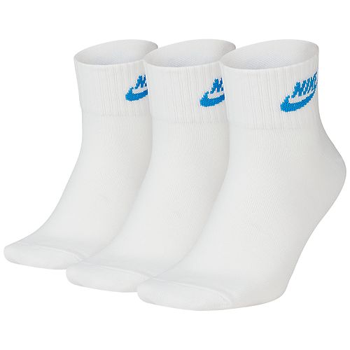 Mens Nike 3 Pack Everyday Essential Ankle Socks