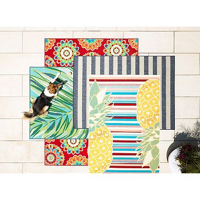 Liora Manne Carmel Sea Turtles Indoor Outdoor Rug