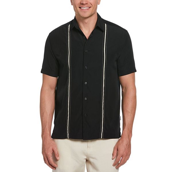 Men's Cubavera Classic-Fit Paneled Button-Down Shirt