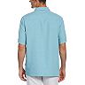Men's Cubavera Classic-Fit Embroidered Paneled Chambray Button-Down Shirt