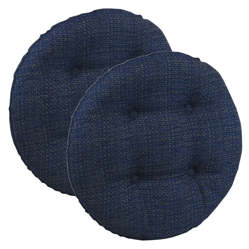 The Gripper Tyson Tufted Bar Stool Chair Pad 2-pk.