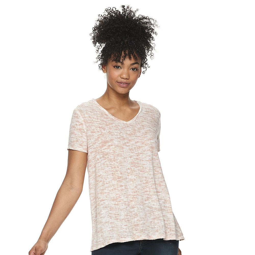 Juniors' Mudd® V-Neck Tee