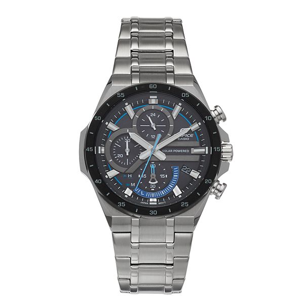 Casio EDIFICE Solar Chronograph Watch - Blue – BrickSeek